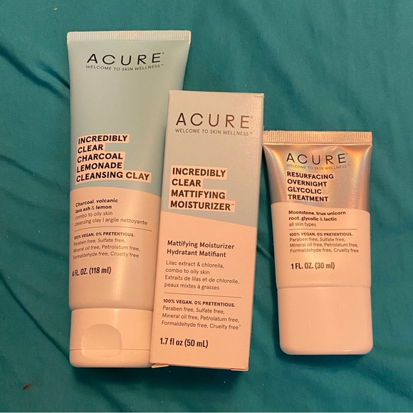 Acure | Skincare | Acure Skincare Bundle Combooily Skin | Poshmark